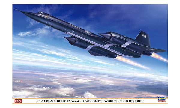 Hasegawa SR-71 Blackbird (A Version) Absolute World Speed Record 1:72 – Hobby Shop Melbourne