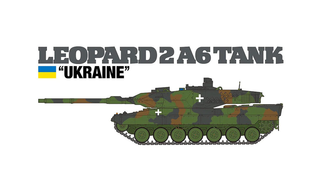 Tamiya Leopard 2 A6 Tank Ukraine 1:35 – Hobby Shop Melbourne