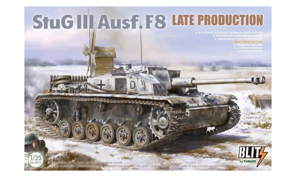 Takom StuG III Ausf.F8 Late Production 1:35 – Hobby Shop Melbourne