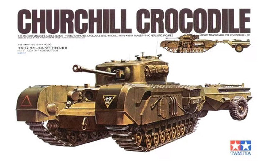 Tamiya Churchill Crocodile British Flamethrower Tank 1:35 – Hobby Shop ...