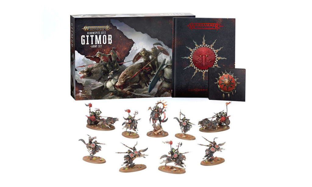 Games Workshop Warhammer Age of Sigmar Gloomspite Gitz Gitmob Army Set ...