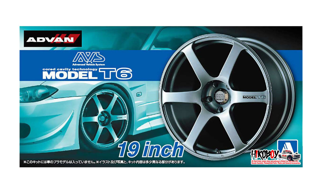 Aoshima Advan Model T6 Rims 19 inch 1:24 – Hobby Shop Melbourne