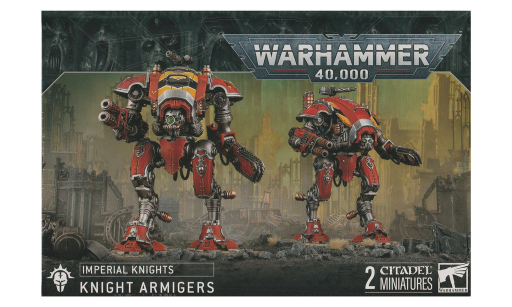 Games Workshop Warhammer 40,000 Imperial Knights Knight Armigers ...