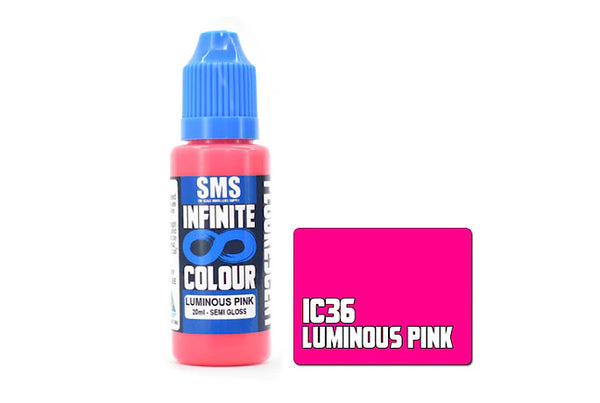 SMS Infinite Colour Luminous Pink IC36 20ml – Hobby Shop Melbourne