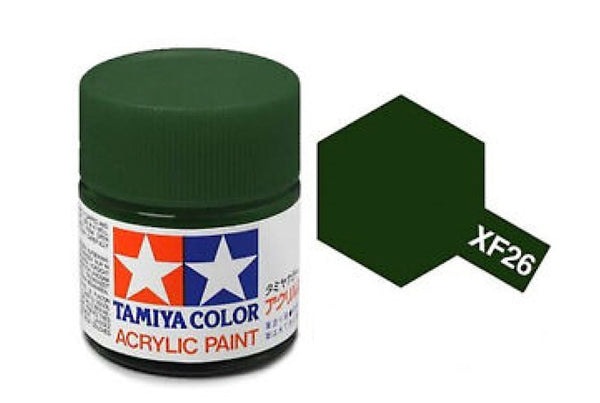 Tamiya acrylic paint xf-26 deep green – Hobby Shop Melbourne