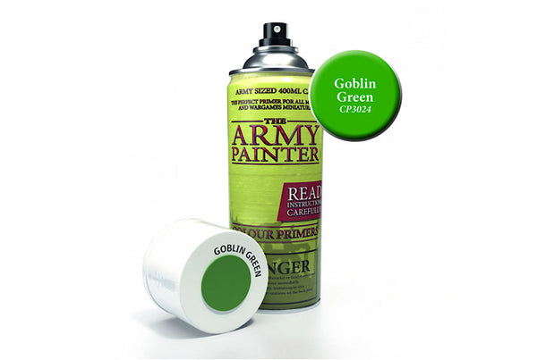 Army Painter Spray Primer - Goblin Green 400ml – Hobby Shop Melbourne
