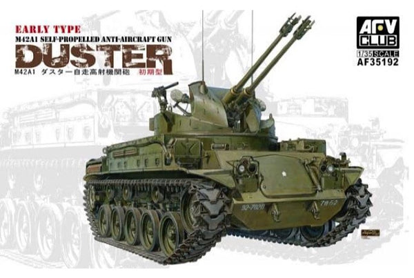AFV Club Early Type M42A1 Self-Propelled Anti-Aircraft Gun Duster 1:35 ...