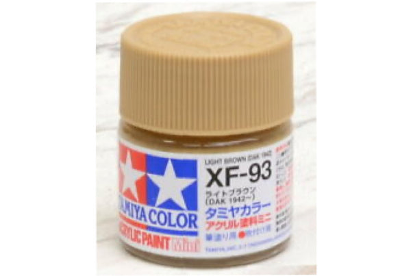Tamiya Acrylic Paint xf-93 Light Brown (DAK1942) – Hobby Shop Melbourne