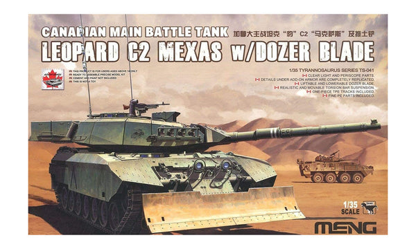 Meng Canadian Main Battle Tank Leopard C2 Mexas w/Dozer Blade 1:35 ...