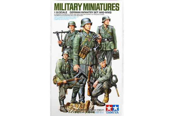 Tamiya Military Miniatures German Infantry Set (MID-WW2) 1:35 – Hobby ...