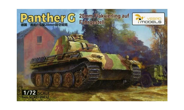 VESPID MODELS Panther G 20mm Flakvierling Auf Fahrgestell 1:72 – Hobby ...
