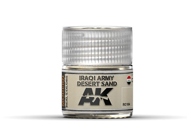 AK Real Color RC104 Iraqi Army Desert Sand 10ml – Hobby Shop Melbourne