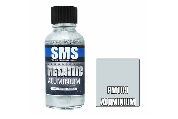 SMS Paint Metallic Aluminium PMT09 30ml – Hobby Shop Melbourne
