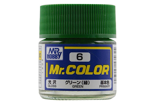 Mr Hobby Mr.Colour Green 6 Gloss – Hobby Shop Melbourne